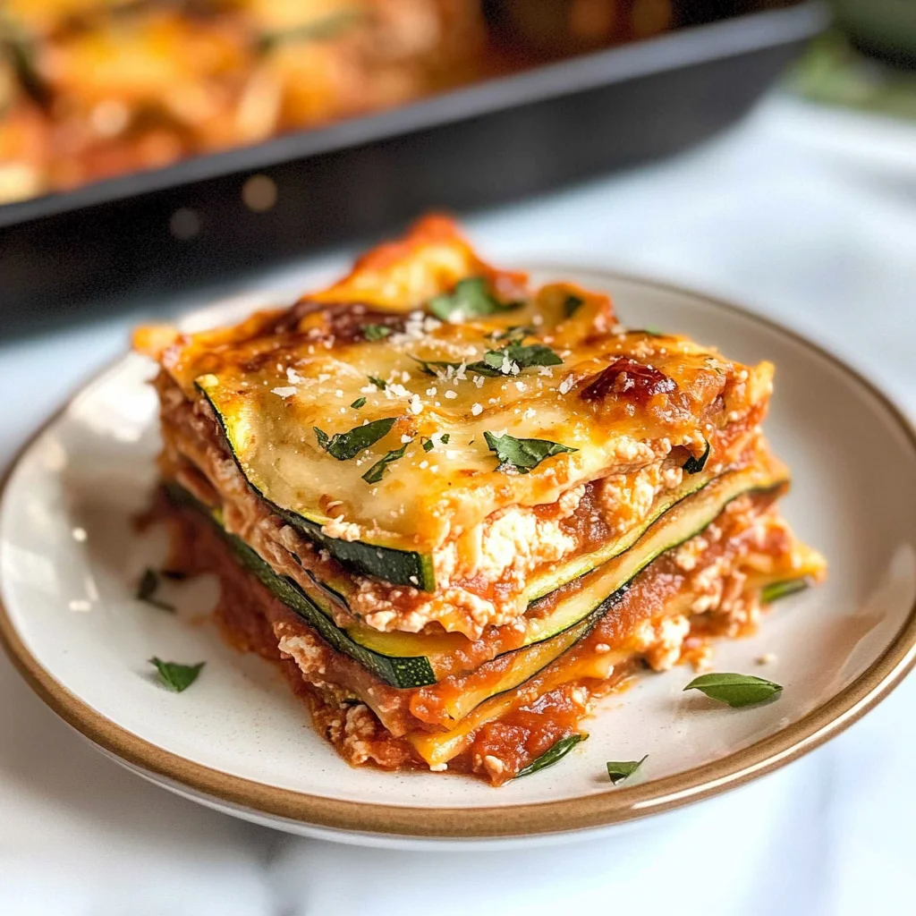 Vegan Zucchini Lasagna
