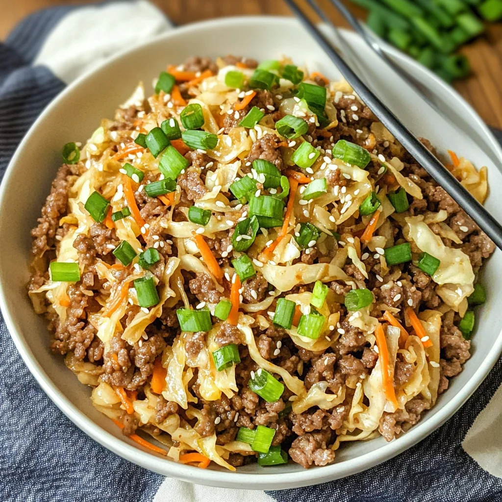 Inside Out Egg Roll in a Bowl: The Ultimate Quick Dinner