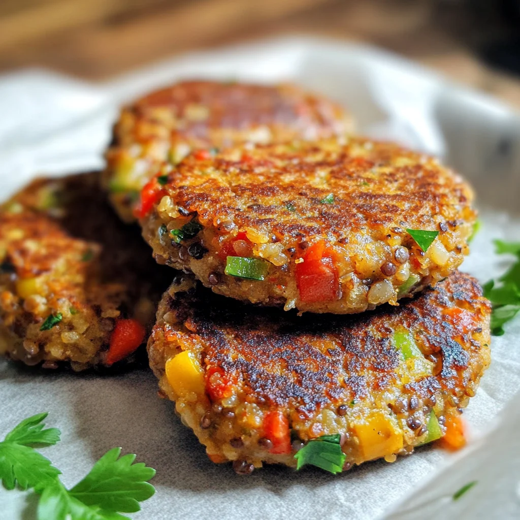 Spicy Vegan Lentil Cakes: Irresistible Comfort Food Delight